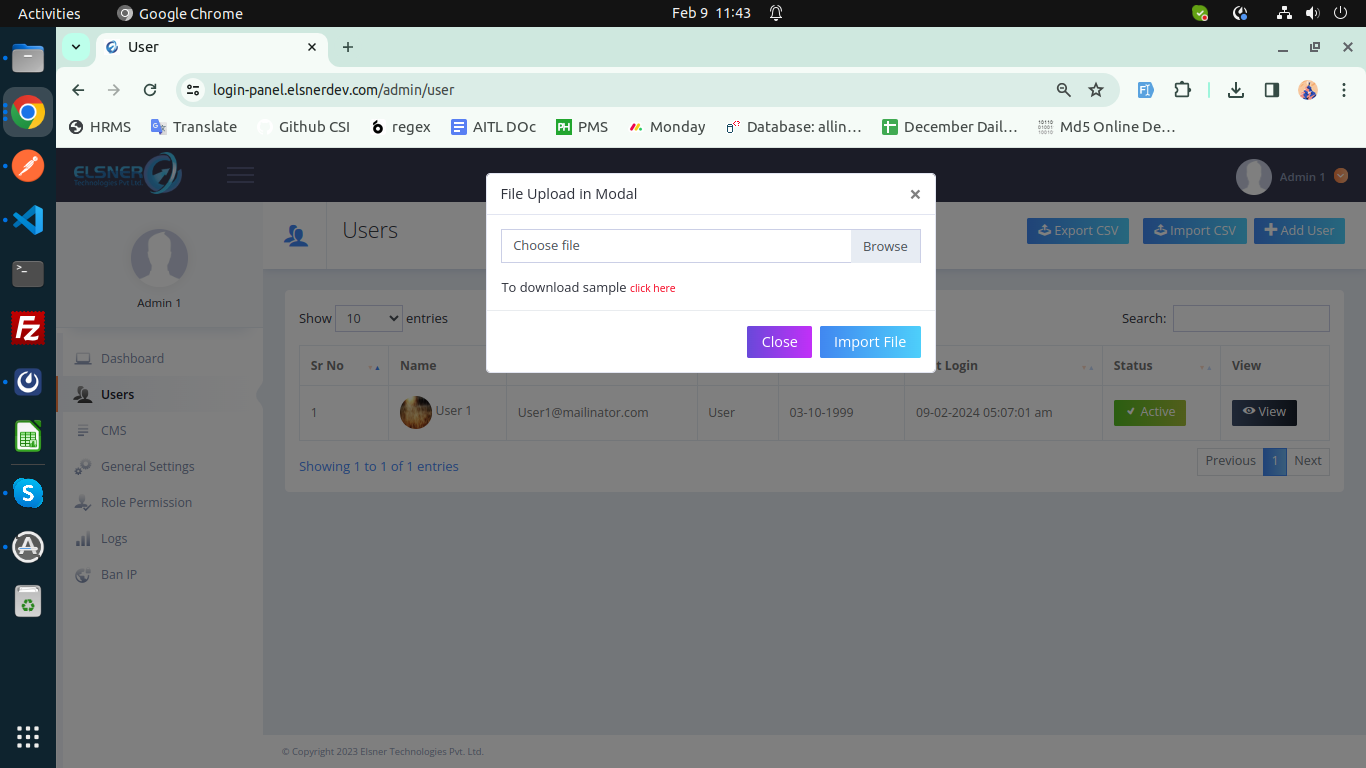 Login-Registration & User Management PHP Admin Panel by elsnertechnologies